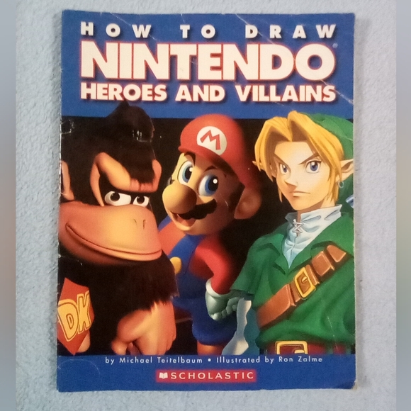 Scholastic | Games | How To Draw Nintendo Heroes And Villians Book ...
